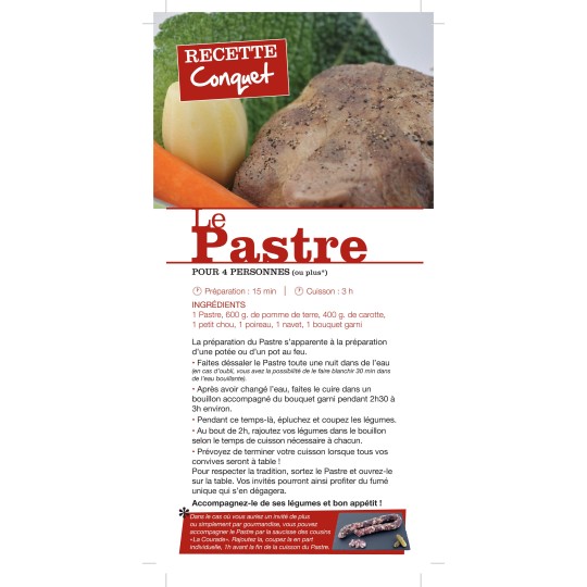 Pastre | Recette Ancestrale de l'Aveyron | Charcuterie Maison Conquet